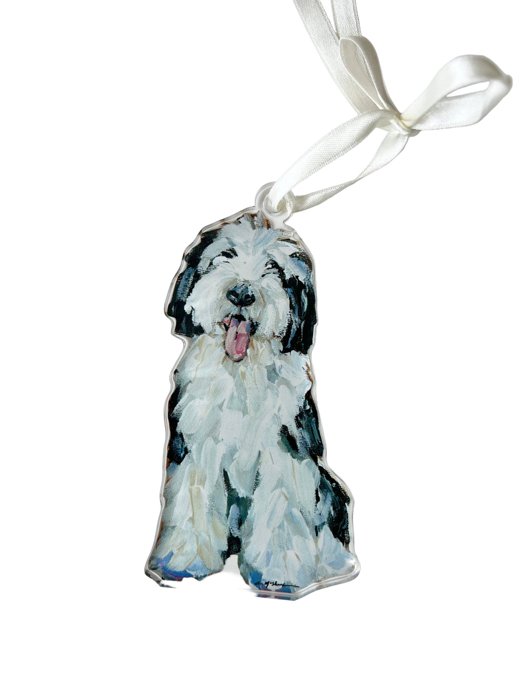 Sheepadoodle Ornament