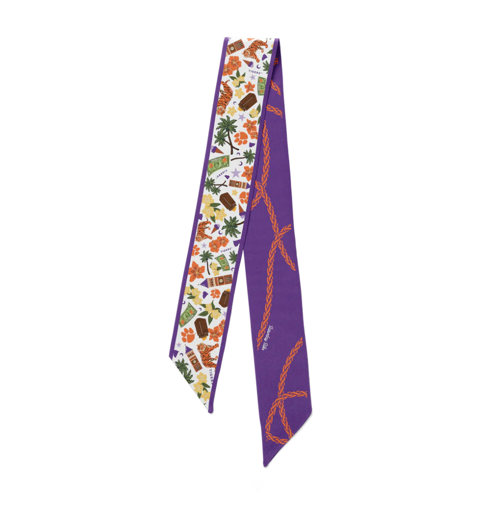 Clemson Skinny Scarf